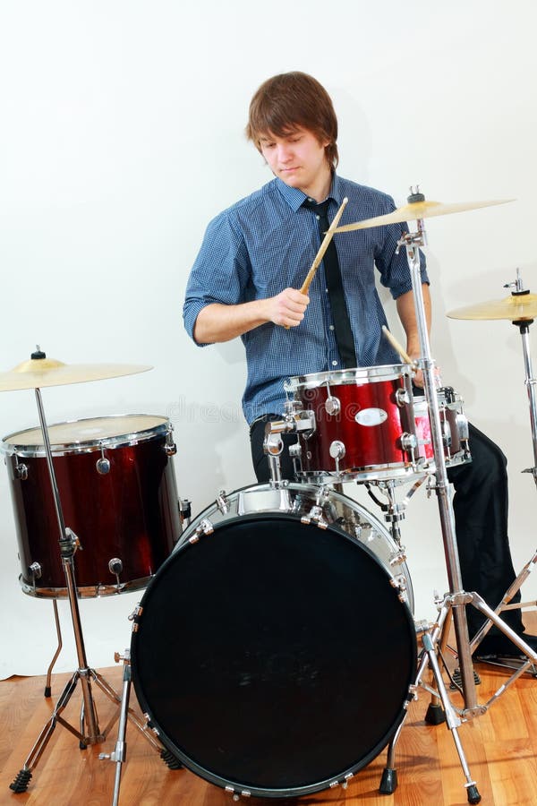 Drummer man stock image. Image of beat, cool, drummer - 30153929