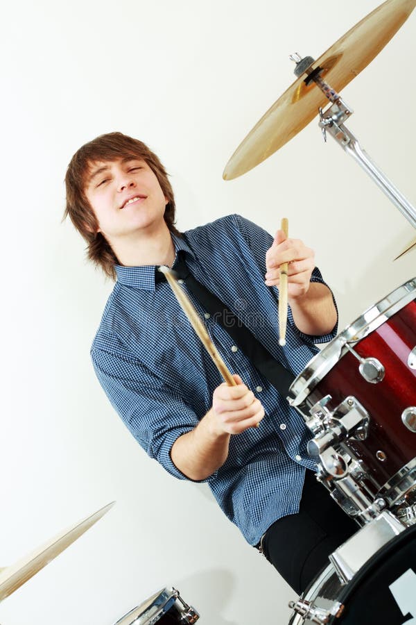 Drummer man stock photo. Image of beat, instrument, people - 30207400