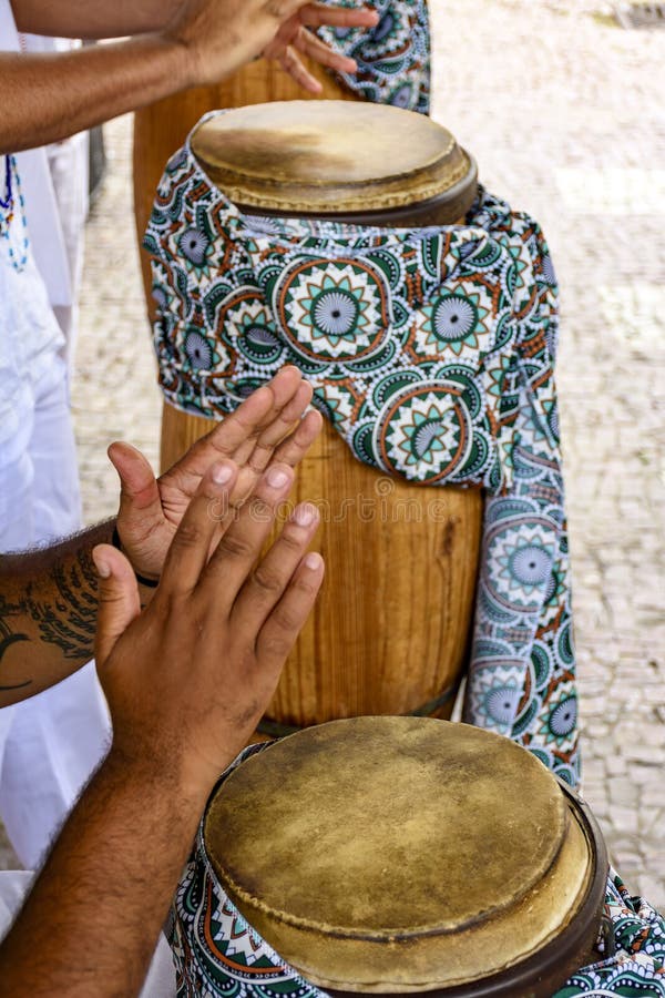 Drummers Playing Their Instruments Stock Photo - Image of brazil ...