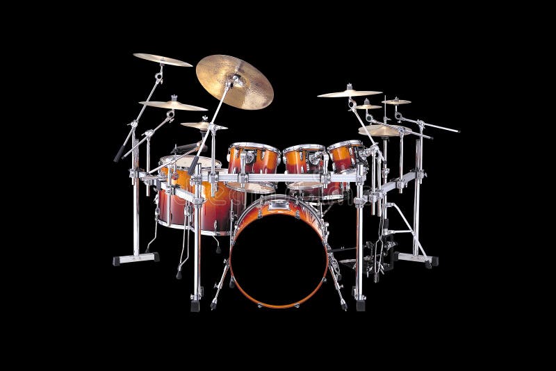 Drums stock image. Image of arts, color, audio, front - 5437029