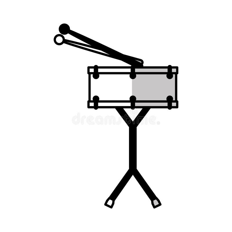 Battery Instrument Musical Icon Stock Vector - Illustration of ...