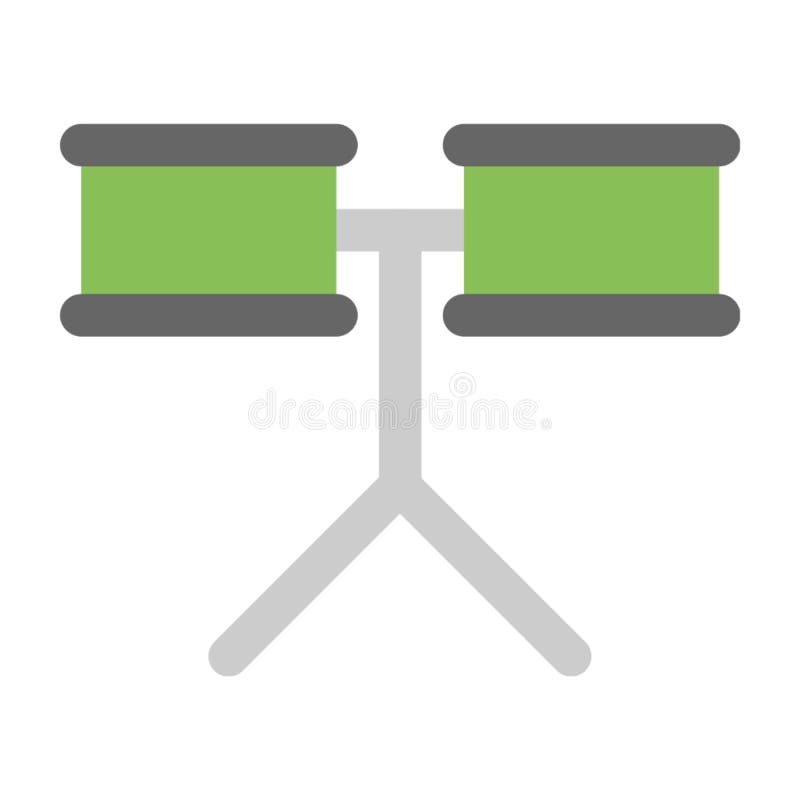 Tom Drums Isolated White Stock Illustrations – 132 Tom Drums Isolated ...