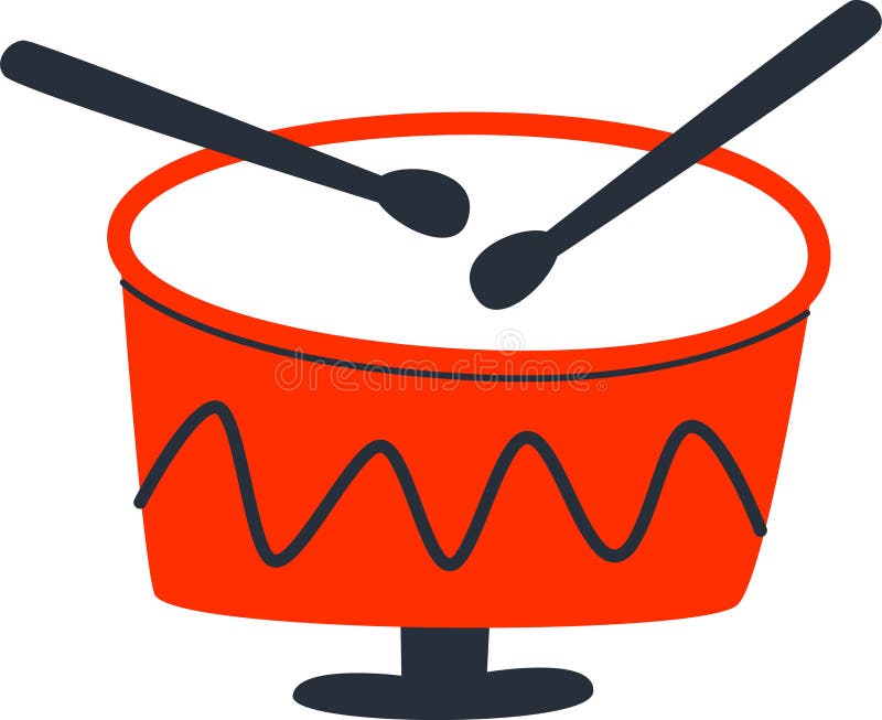 Drums Musical Instrument stock vector. Illustration of jazz - 303270344