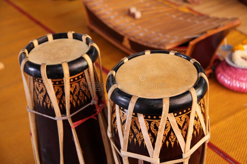 Drums Thai Music Instrument Stock Image - Image of festival, drum: 35986511