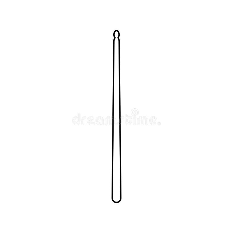Drumstick Icon or Logo in Pastel Color Stock Vector - Illustration of ...
