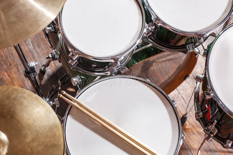 Drumsticks drums stock image. Image of metal, sticks - 53192669