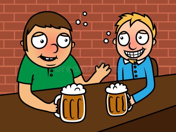 Cartoon Men Drinking Beer Stock Illustrations – 470 Cartoon Men ...