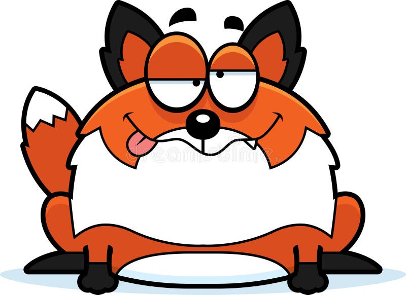 Drunk Cartoon Fox stock vector. Illustration of drunk - 47476541