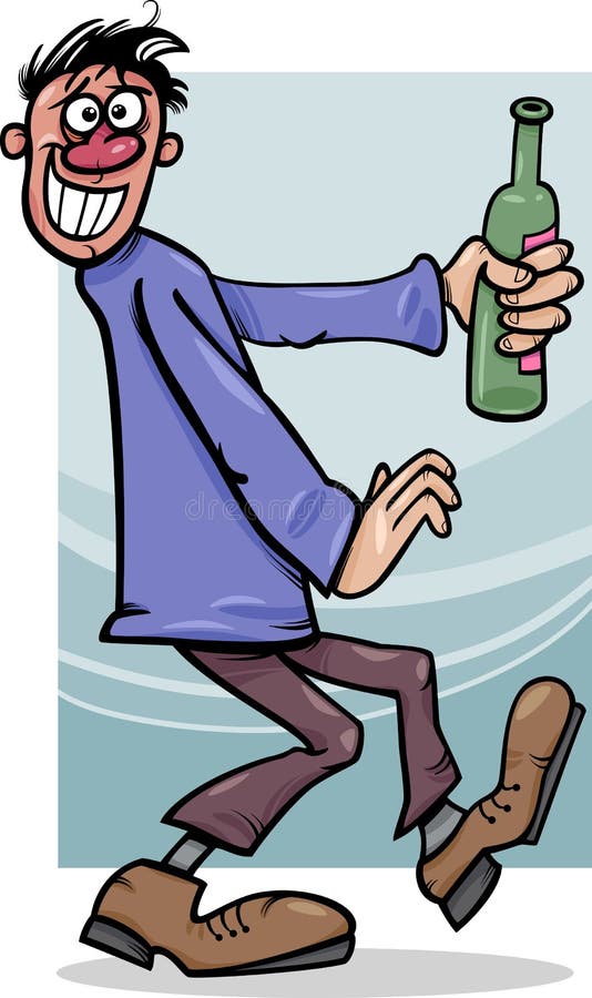 Drunk Guy with Bottle Cartoon Illustration Stock Vector - Illustration ... Drunk Guy with Bottle Cartoon Illustration Stock Vector - Illustration ...