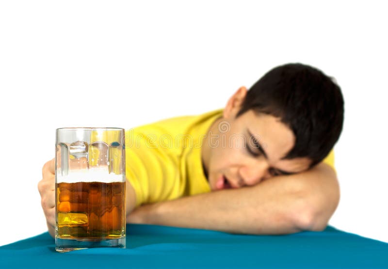 Drunk man stock photo. Image of happiness, beer, holding - 29121896