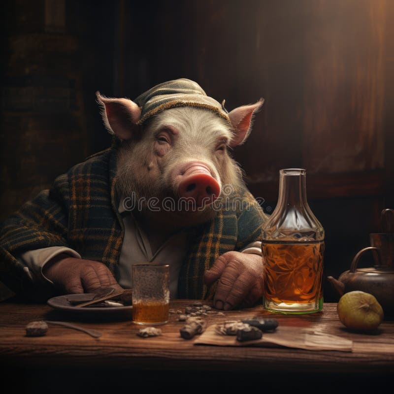 Drunk Pig Stock Illustrations – 62 Drunk Pig Stock Illustrations, Vectors & Clipart - Dreamstime
