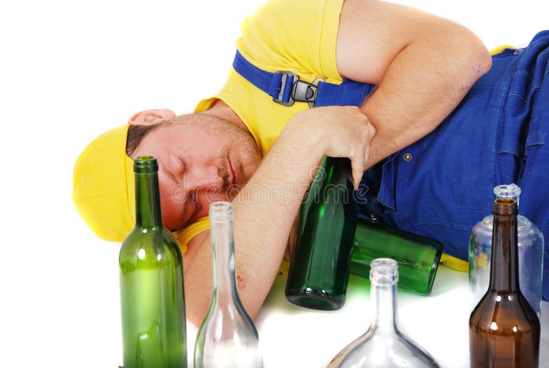 Drunk worker stock image. Image of mason, proletarian - 9819303
