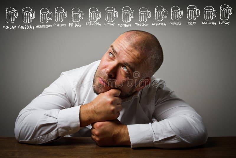 Drunkard and beer stock photo. Image of alcoholic, alcoholism - 55004036