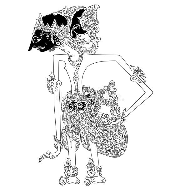 Drupada ilustração do vetor. Ilustração de indonésia - 91529648