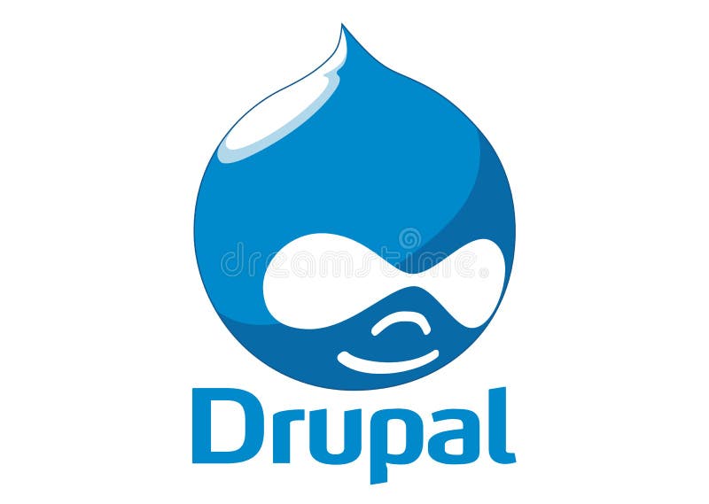 Drupal Logo editorial stock image. Illustration of famous - 126795094