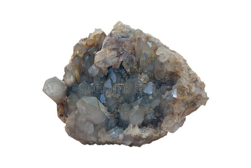 Druse of quartz stock image. Image of gray, light, deposit - 29918275