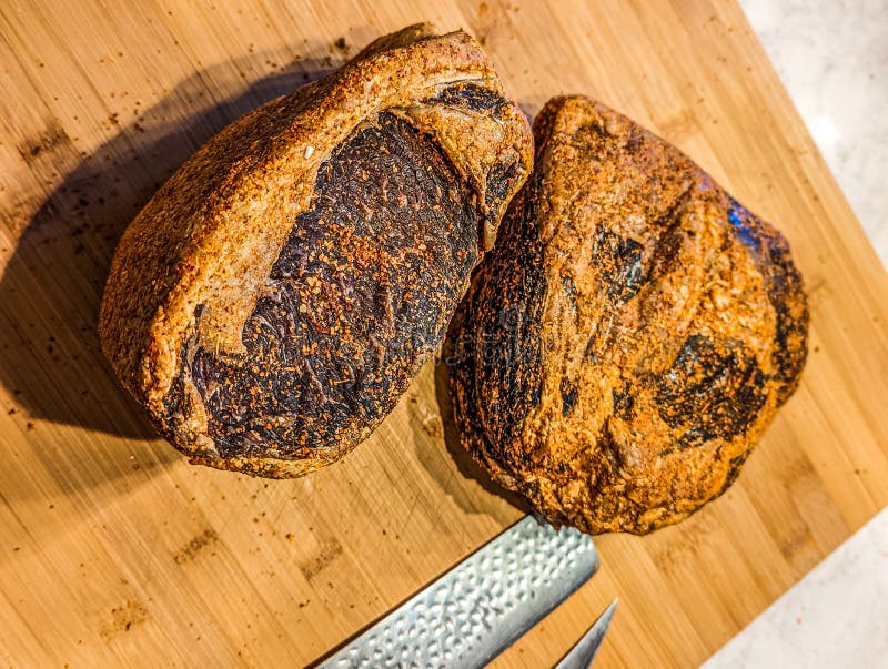 Dry Aged 30 Days Usda Black Angus Prime Beef Stock Image - Image of ...