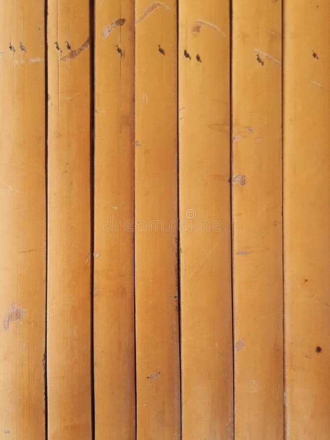 Dry Bamboo Background. Close Up Wood Planks Texture. View of Thin Brown ...