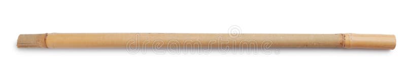 Dry Bamboo Stick Isolated on White, Top View Stock Image - Image of ...