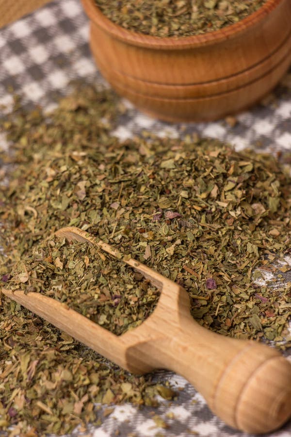 Dry basil stock photo. Image of natural, basil, flavoring - 77608916