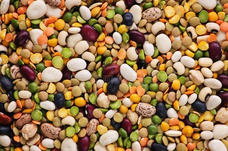 Dry beans and peas stock image. Image of bean, detail - 12514237