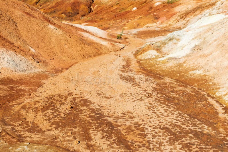Dry Bed of an Old River, Drought after Global Warming Stock Photo ...