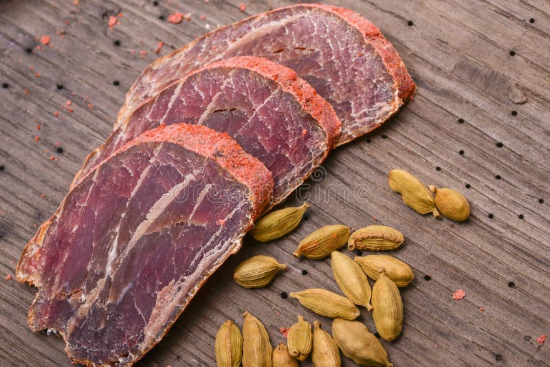 Dry Beef Meat on a Background Stock Image - Image of steak, beef: 170801009