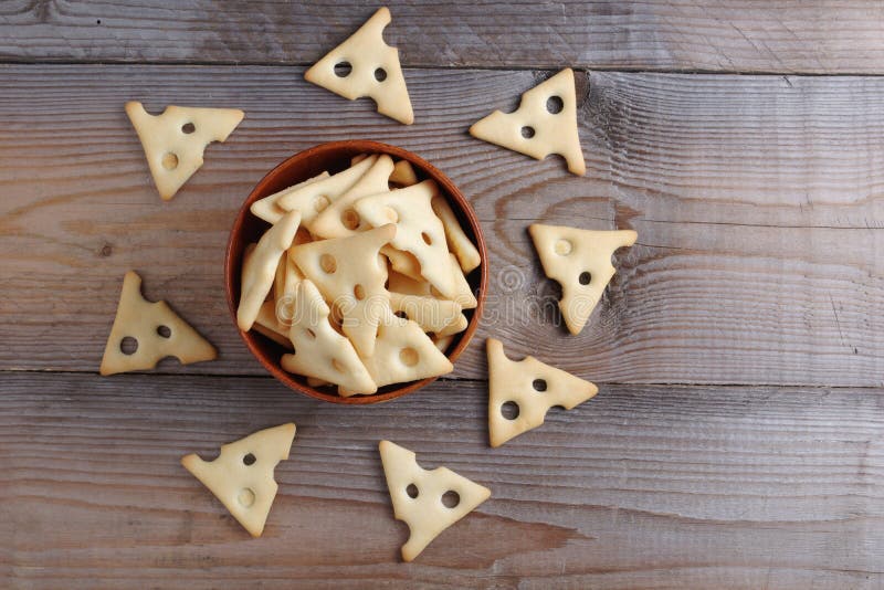 Dry biscuits with cheese stock image. Image of baked - 194294475