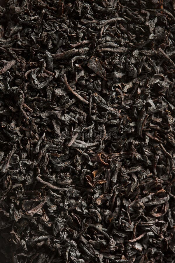 Dry Black Loose Leaf Tea stock image. Image of healthy - 48725645