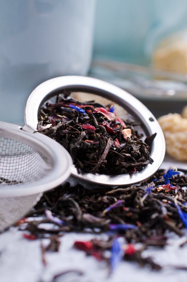 Dry black tea stock photo. Image of beverage, healthy - 68037754