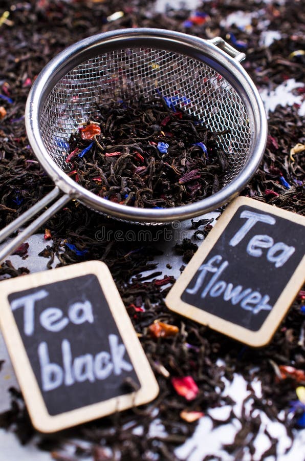 Dry black tea stock image. Image of ingredient, beverage - 68049675