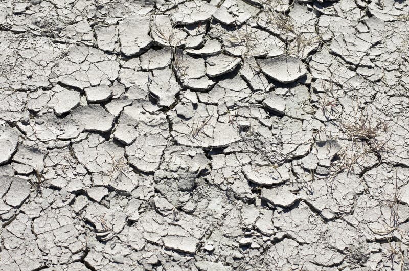 Dry Bleached Earth in Large Cracks Stock Photo - Image of dramatic ...