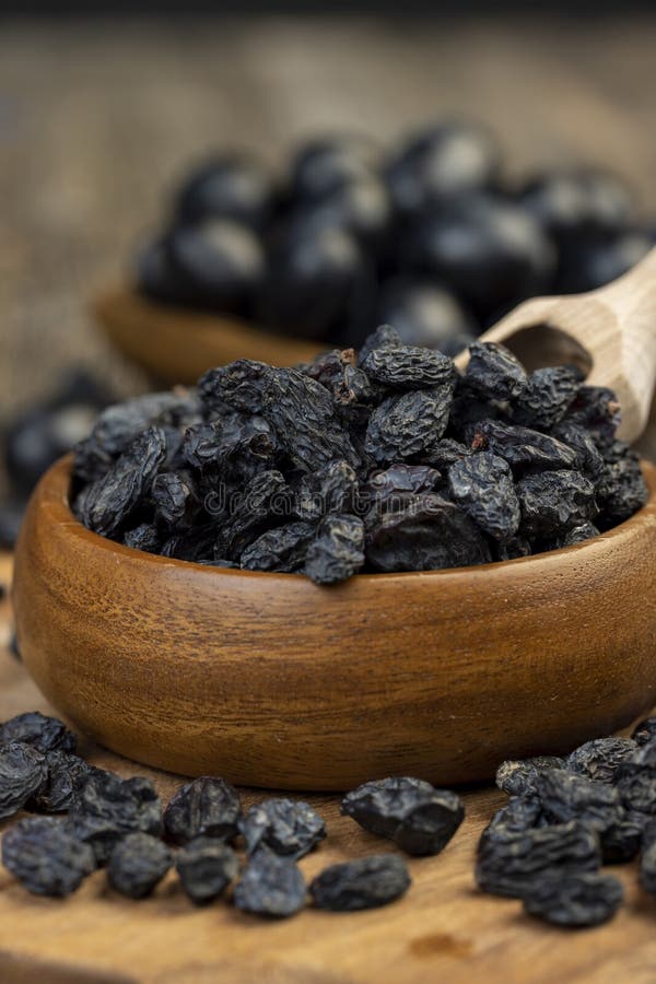Dry Blue Raisins from Large Grapes Stock Photo - Image of brown, blue ...