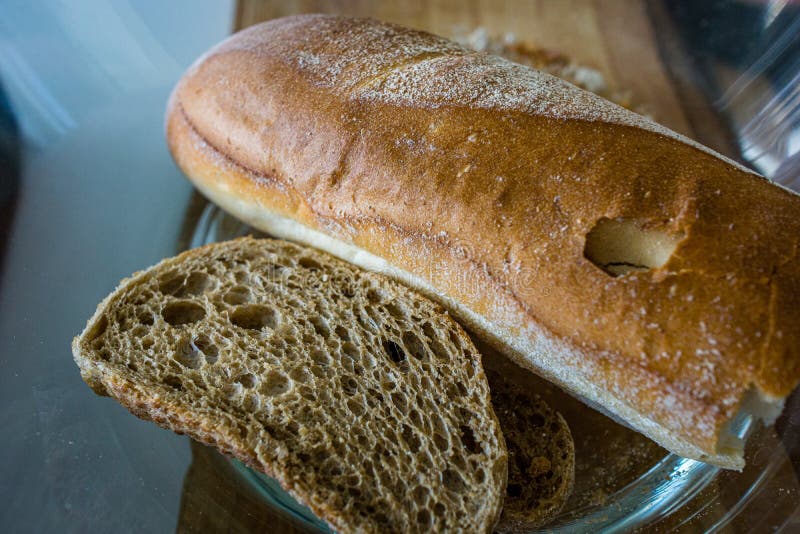 Dry Bread Loaf on the Table Stock Image - Image of bread, flour: 166201043