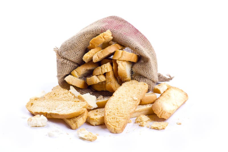 Dry bread stock photo. Image of assortment, baked, wheat - 61638268