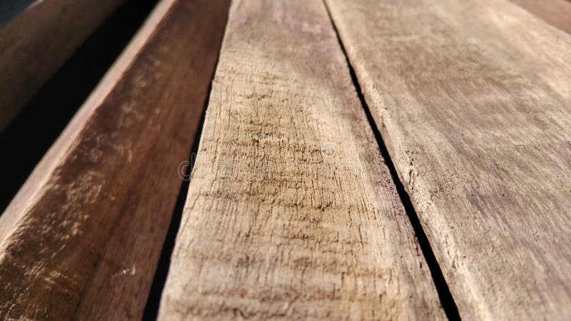 Dry Brown Wood Texture Cut into Long Pieces, Close Up Stock Photo ...