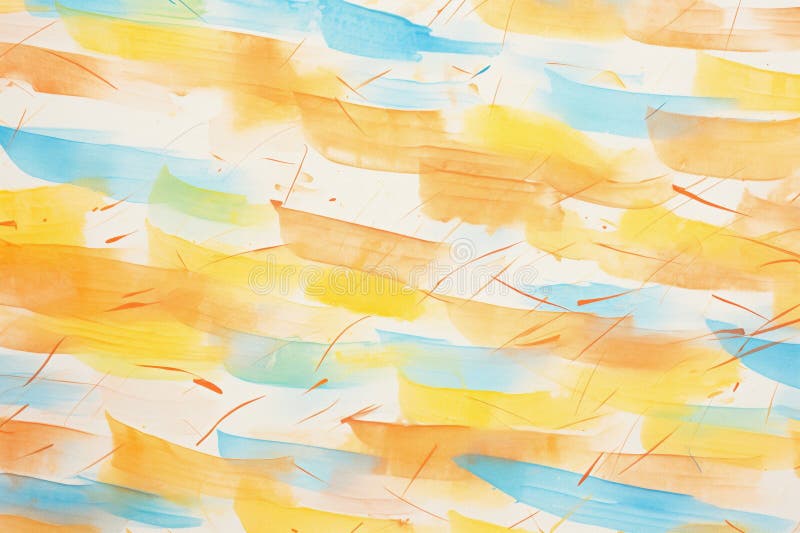 Dry Brush Stroke Texture on a Rough Watercolor Paper Stock Image ...