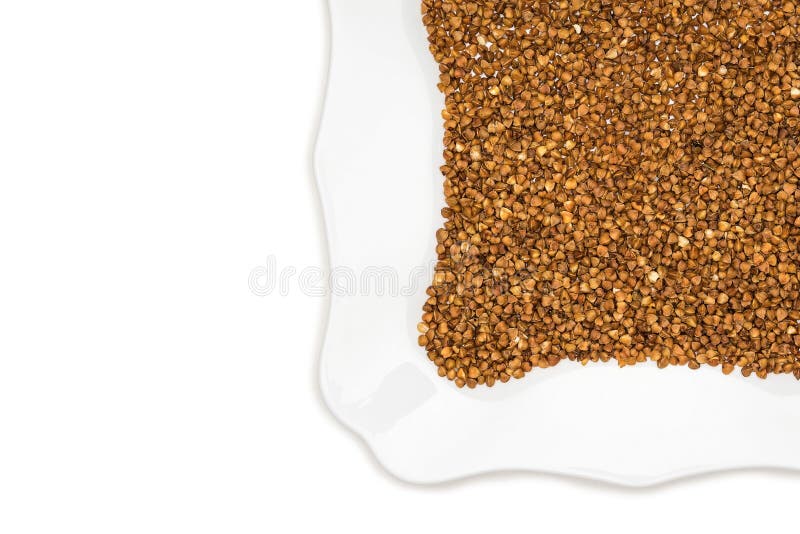 Dry buckwheat grains stock image. Image of closeup, alternatively ...