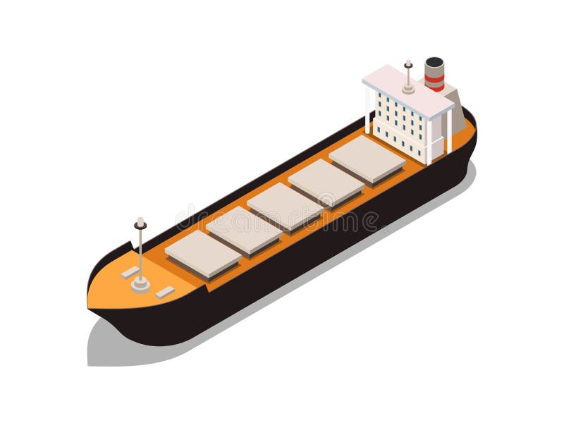 Bulk Carrier Ship Icon. Design Elements 41d Stock Vector - Illustration ...