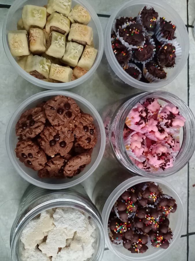 Dry Cake Creations for Eid Al-Fitr Stock Photo - Image of cake ...