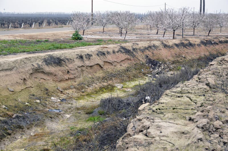 California Canal Drought stock photo. Image of road, walkway - 39143306