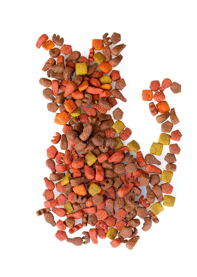 Dry cat food stock photo. Image of meal, beige, organic - 21067766