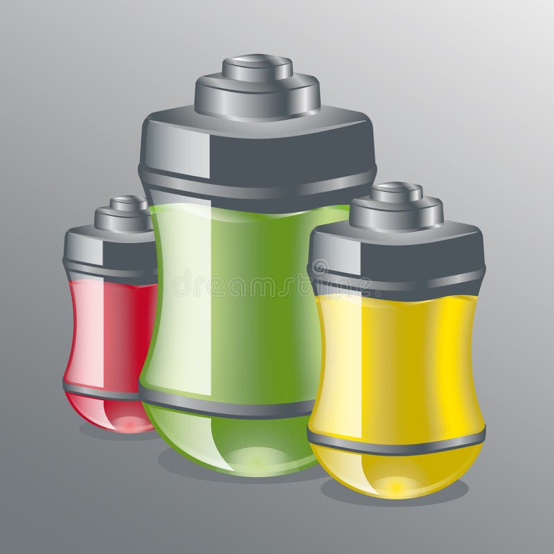 The dry cell battery stock vector. Illustration of green - 75179072