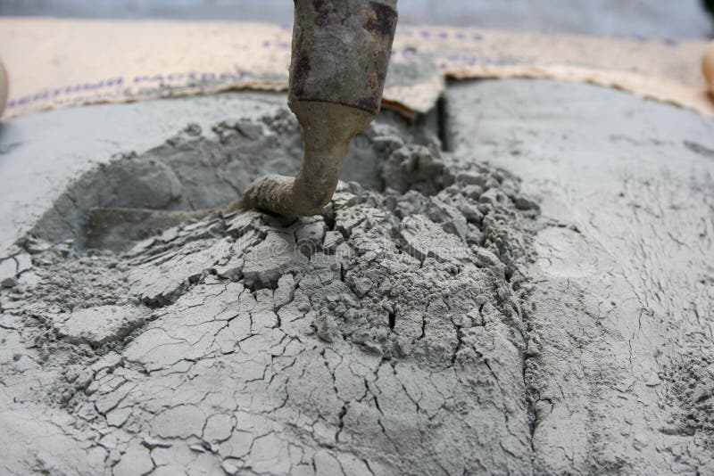 Dry Cement for Home Construction and Renovation. Stock Image - Image of ...
