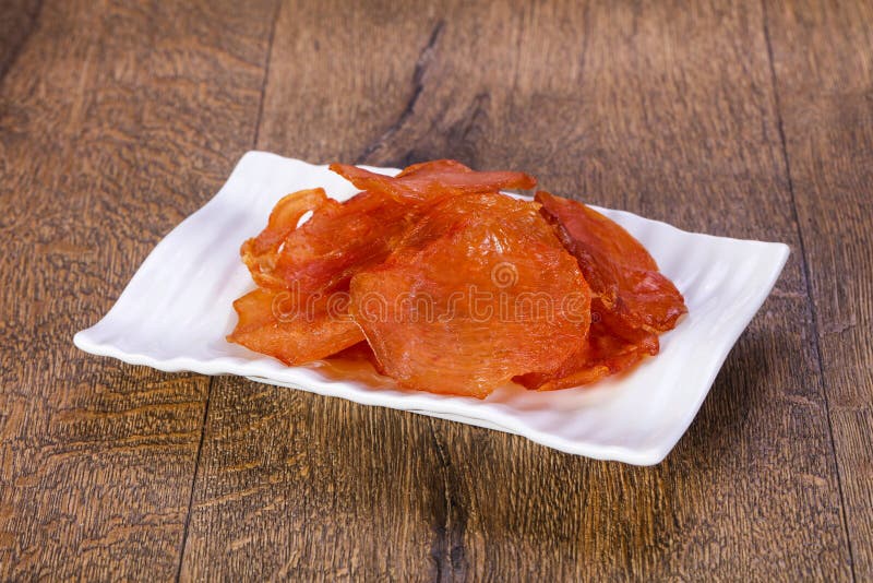 Dry chicken meat stock image. Image of dried, chicken - 119111325