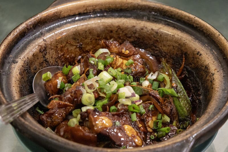 Dry Chilli Ba Kut Teh , Malaysian Pork Stew Stock Photo - Image of ...