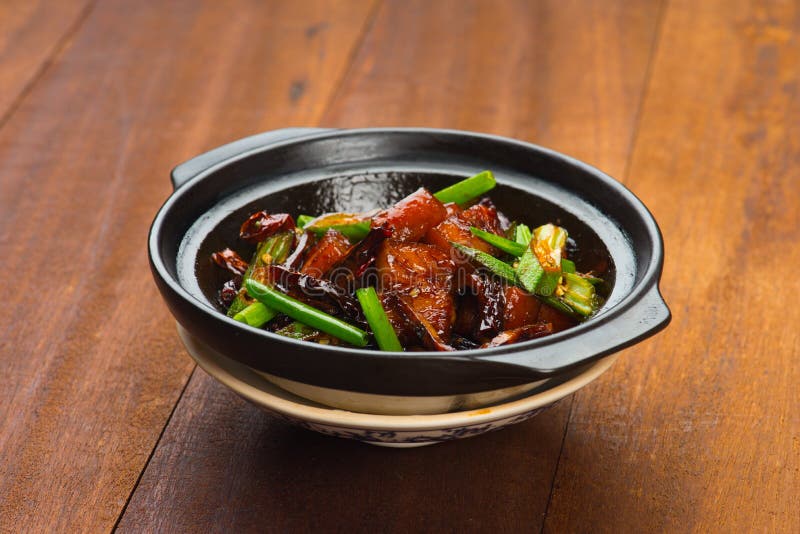 Dry Chilli Ba Kut Teh , Malaysian Pork Stew Stock Photo - Image of ...