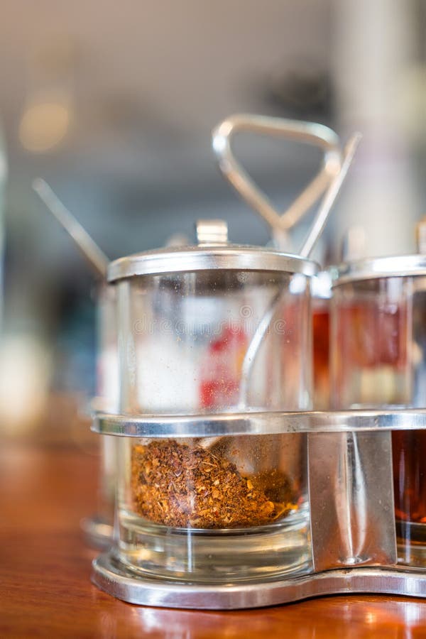 Dry Chilli and Fish Sauce. Thai Flavouring for More Tasty Stock Photo ...