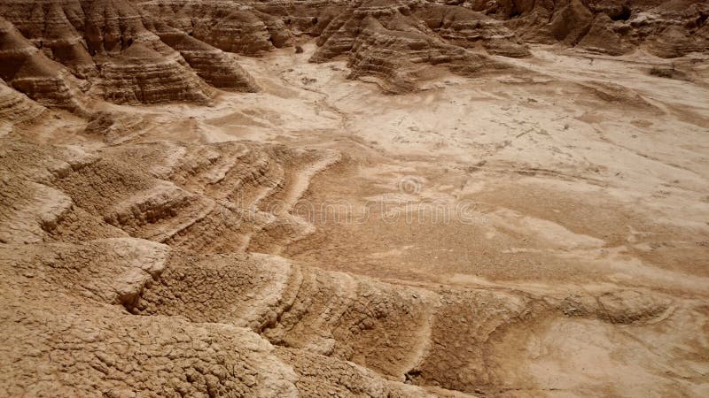 Dry clay soil in Spain stock image. Image of soil, lunar - 160104557