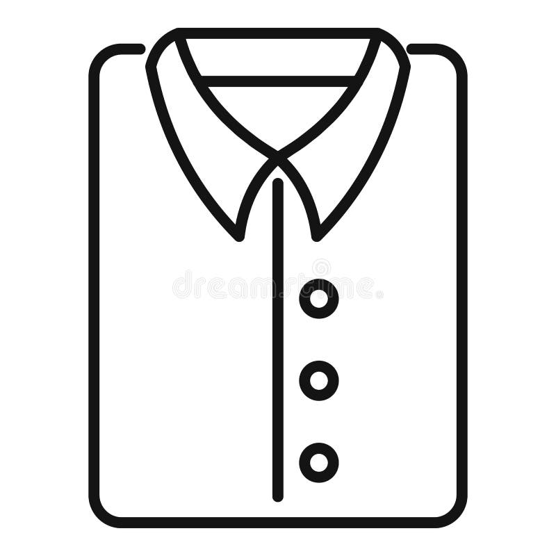 Dry Cleaning Shirt Icon, Outline Style Stock Vector - Illustration of ...